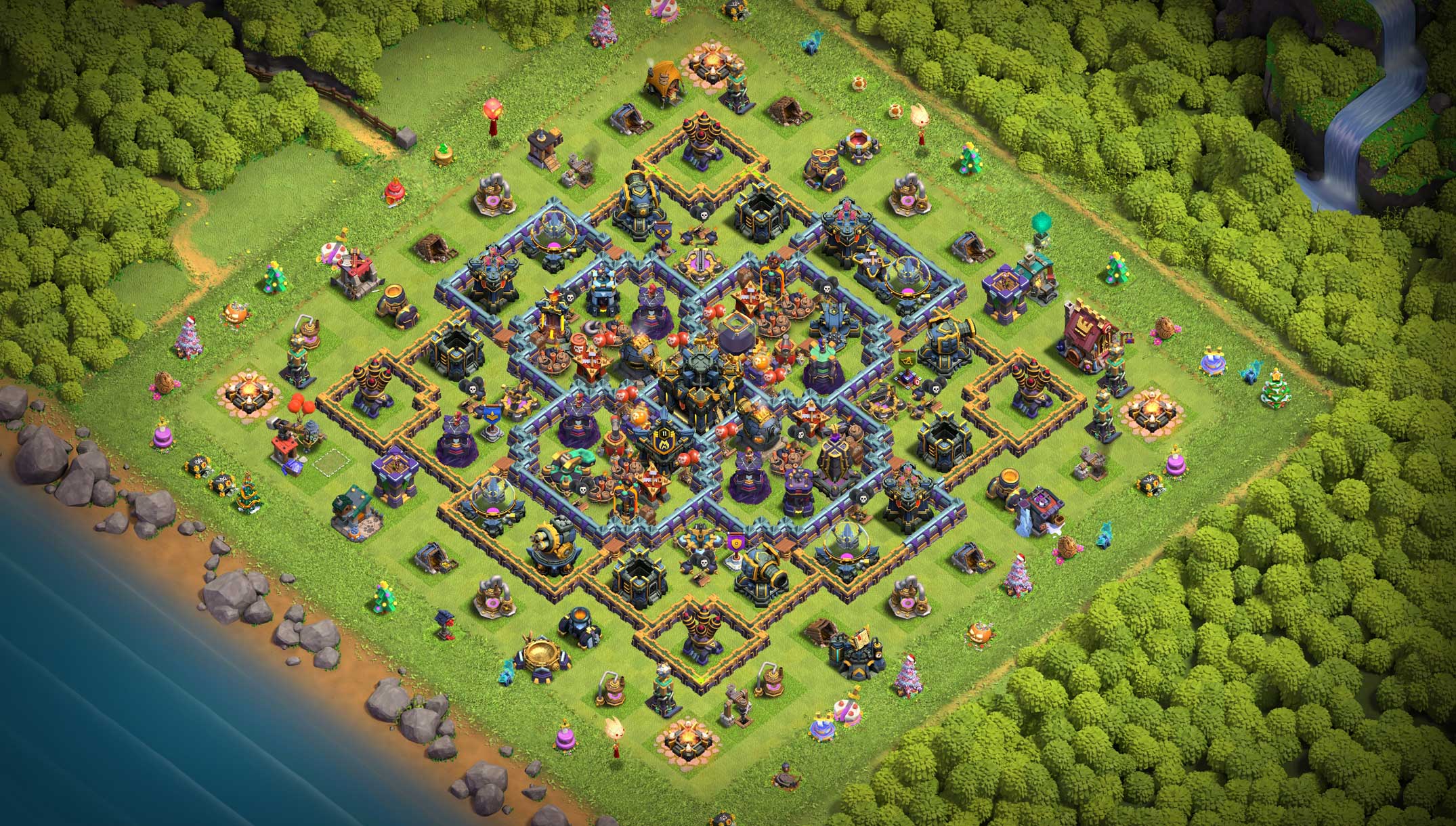 Ultimate TH17 Base Layout for Maximum Defense - Base of Clans
