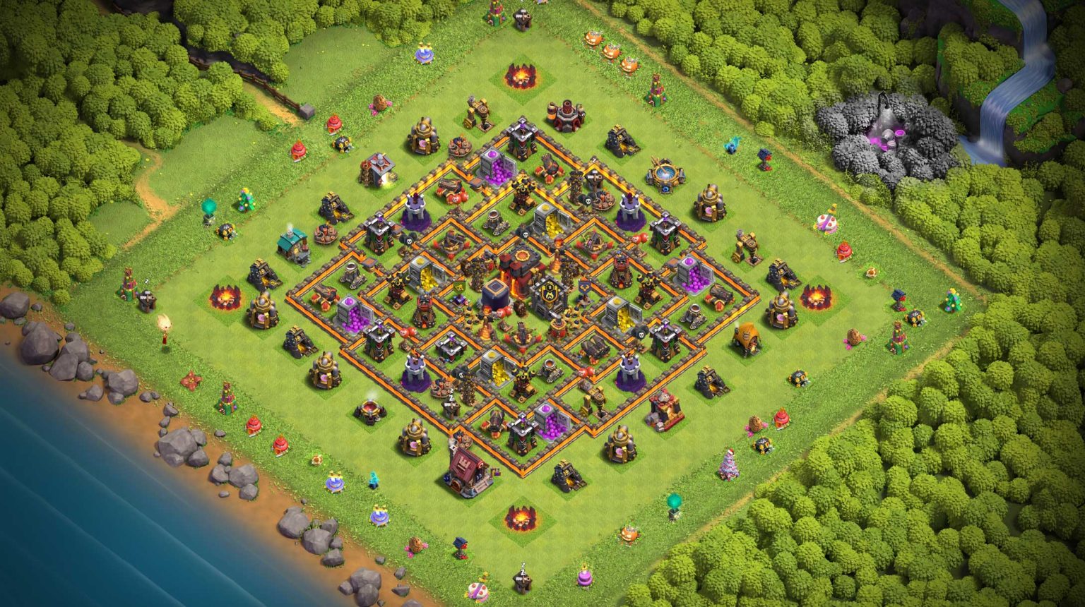 Legendary TH10 Base Layout 2025 - Base of Clans