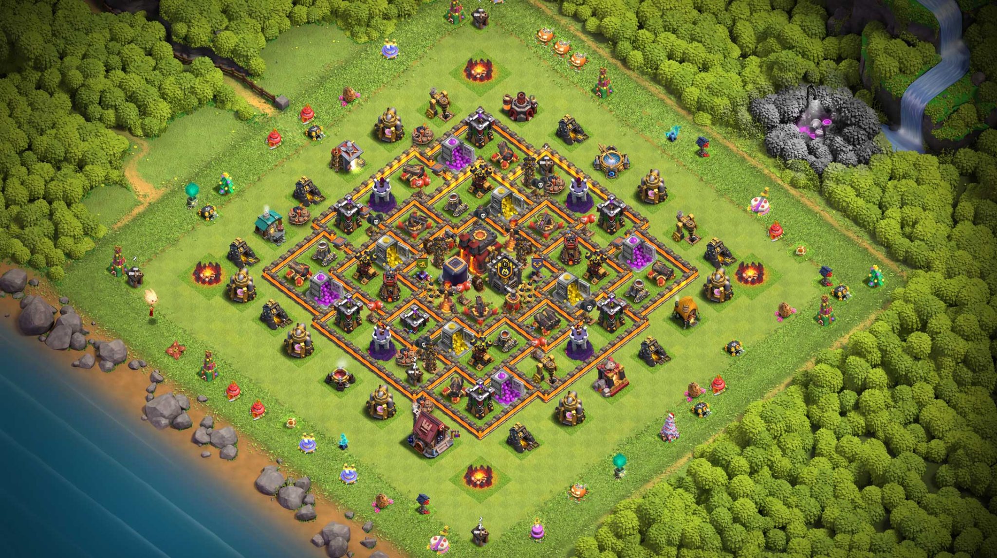 Legendary TH10 Base Layout 2025 - Base of Clans