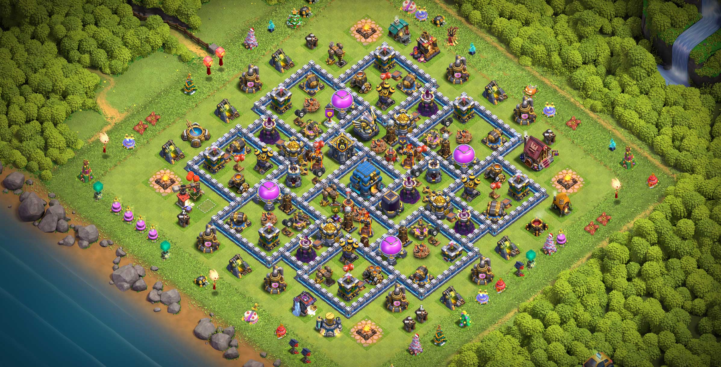 NEW TH12 Base Layout Designs to Protect Your Trophy & Resources - Base ...