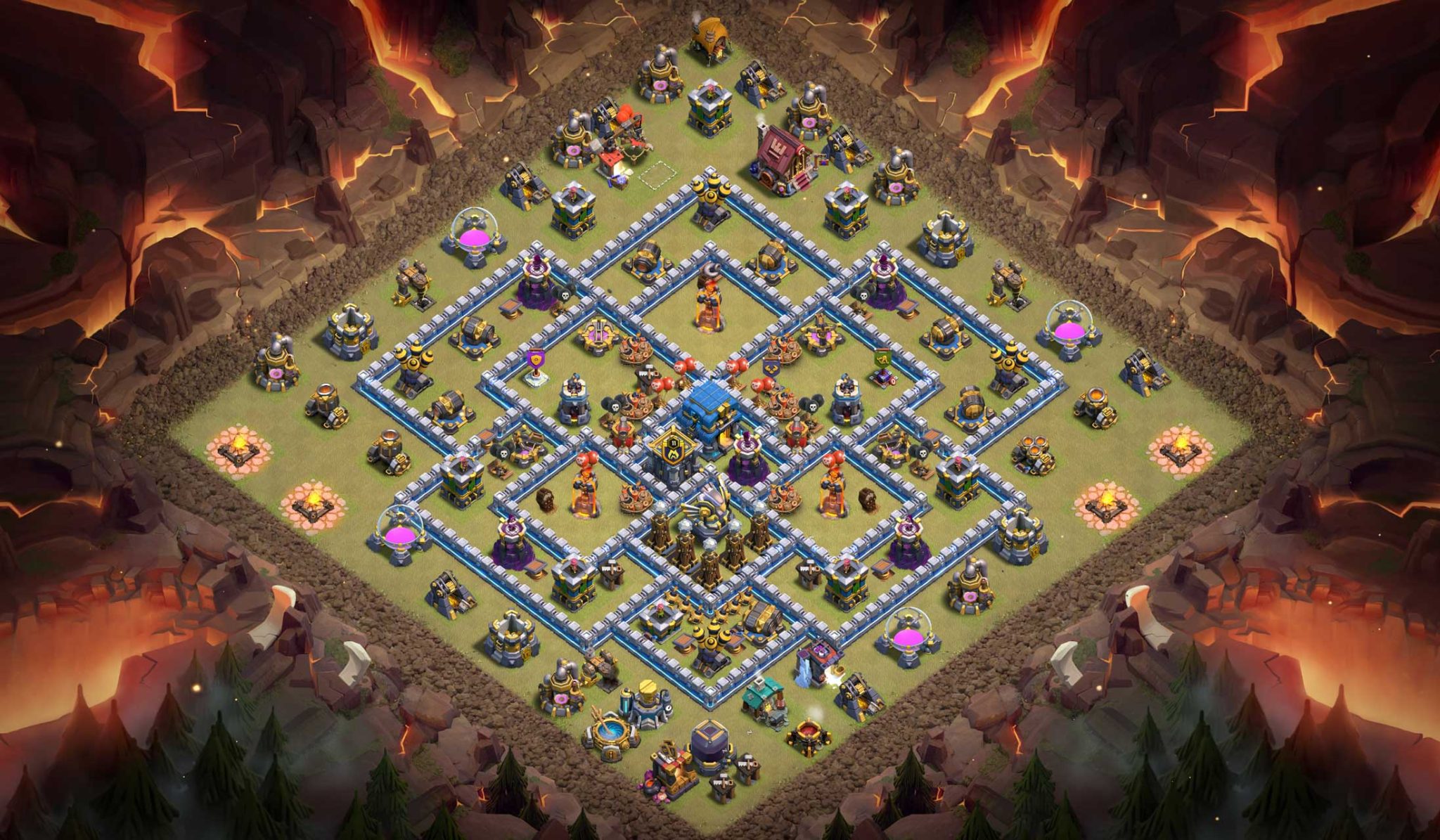 NEW TH12 War Base Layout to Dominate Clan War League - Base of Clans