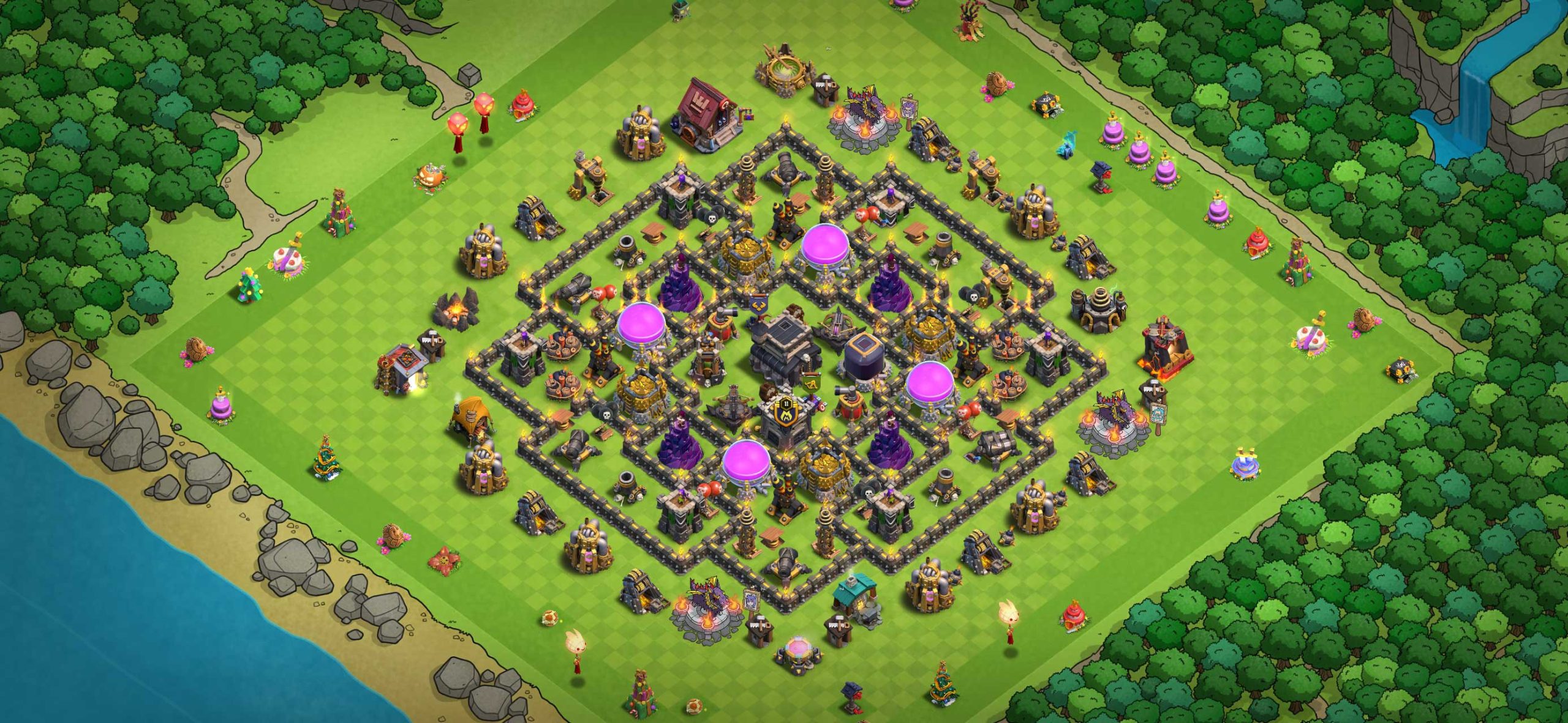 Best TH9 Home Base Layout for 2025 - Base of Clans