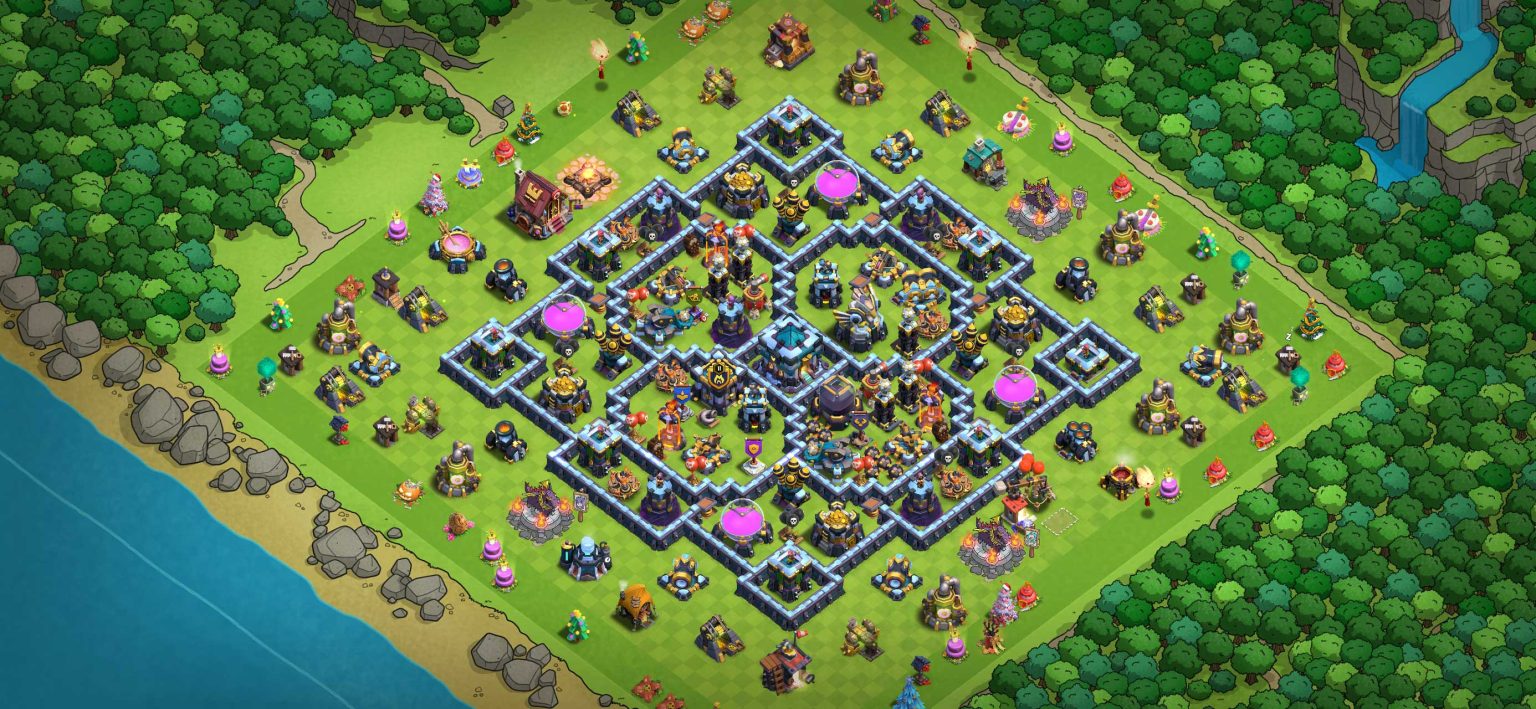 How to Create BEST TH13 Base Layout - Base of Clans