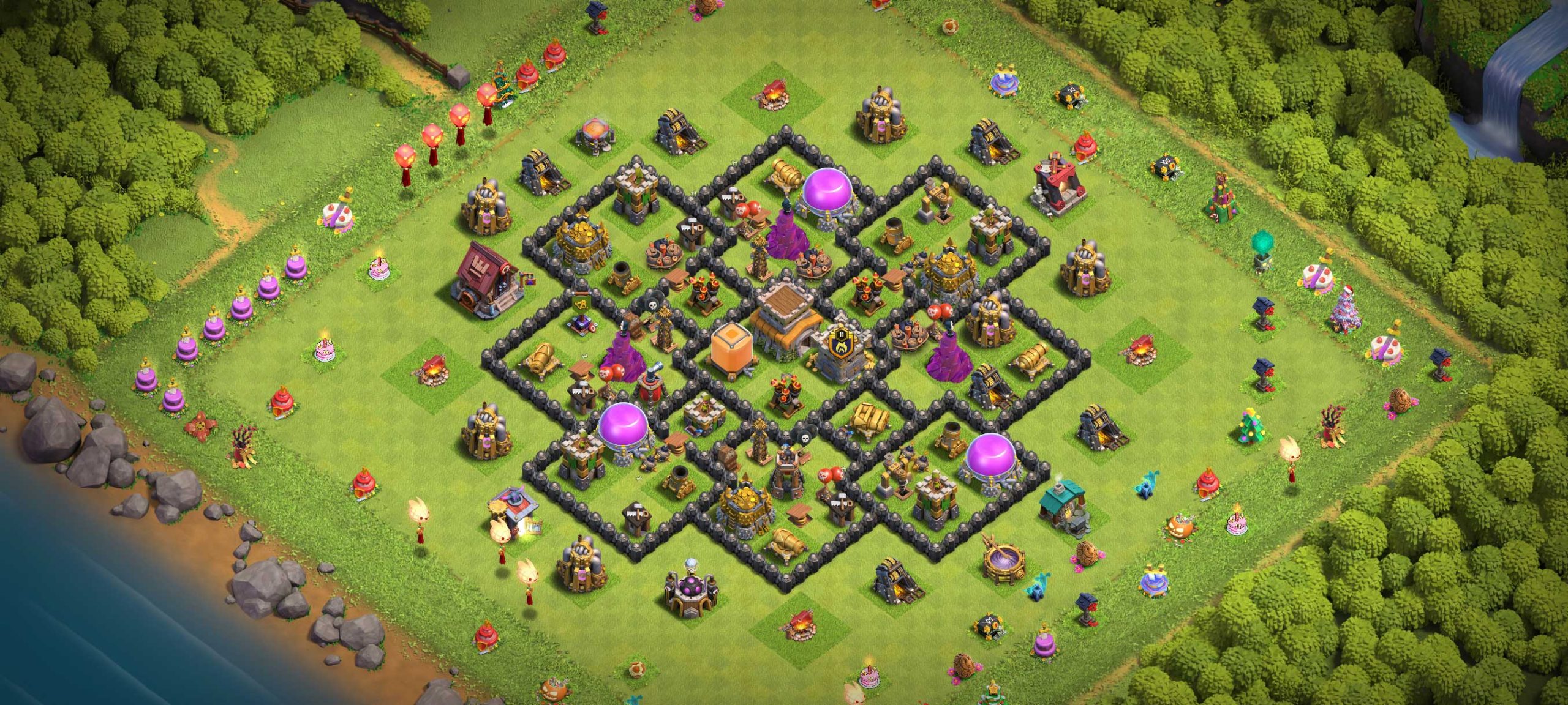Best Town Hall 8 Base Layout for 2025 - Base of Clans