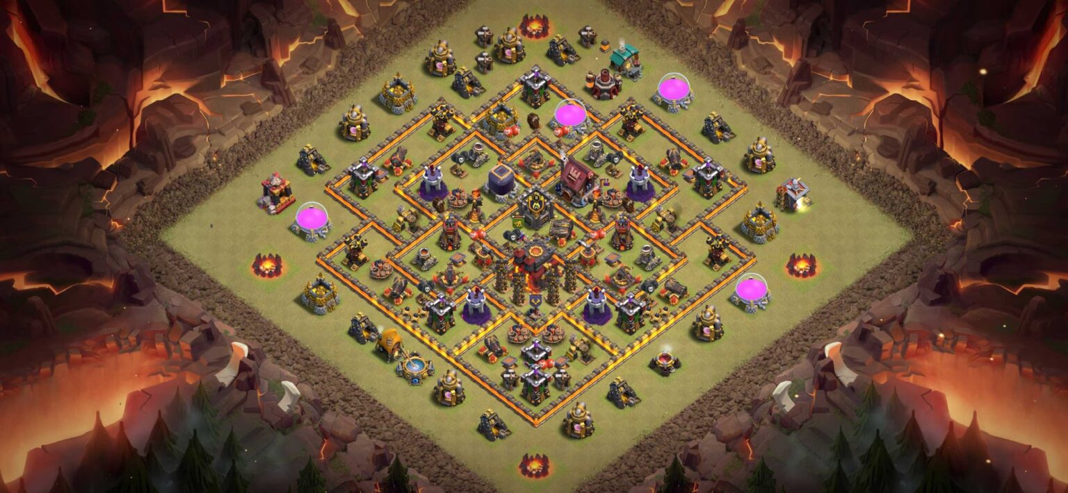 TH10 War Base Layout Links & Designs – Dominate Every CWL Battle - Base ...