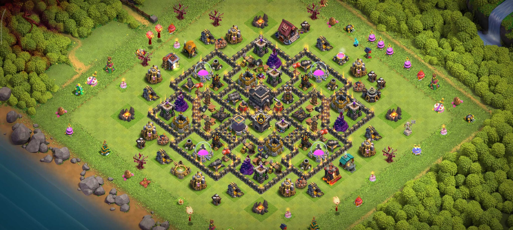 How to Build the Perfect TH9 Base Layout in Clash of Clans - Base of Clans
