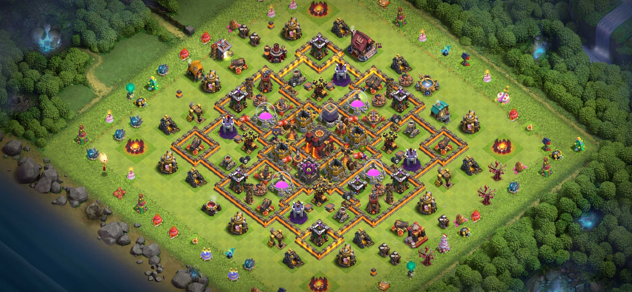 Optimized TH10 Home Base Layouts for Max Defense Coverage - Base of Clans